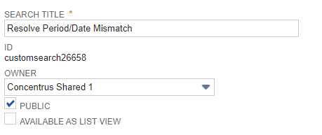 How to Resolve Period and Date Mismatches