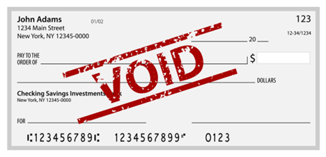 What are the options to void a check in NetSuite?