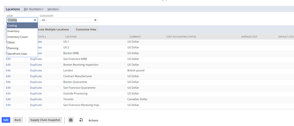 Feature Overview: Advanced Item Location Configuration