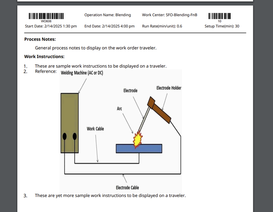 SuiteApp Overview: Work Instructions and Traveler