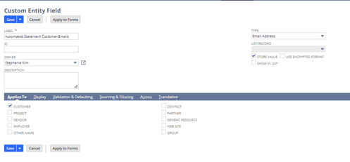 Create Custom Field with Multiple Emails for Automated Email Workflows