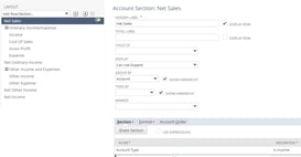 Create a New Income Statement Layout
