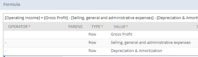 Create a New Income Statement Layout