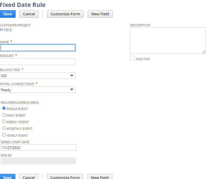 Charge Rule Overview