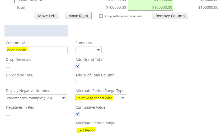 Creating a Month-By-Month Balance Sheet for Last 3 Periods